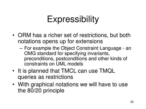 Ppt Conceptual Modeling Of Topic Maps With Orm Versus Uml Powerpoint