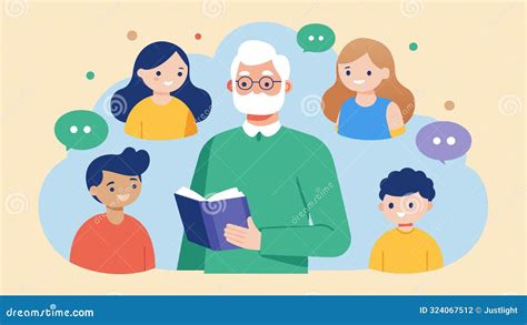 Passing Down Stories As An Elderly Person Shares Stories With Their