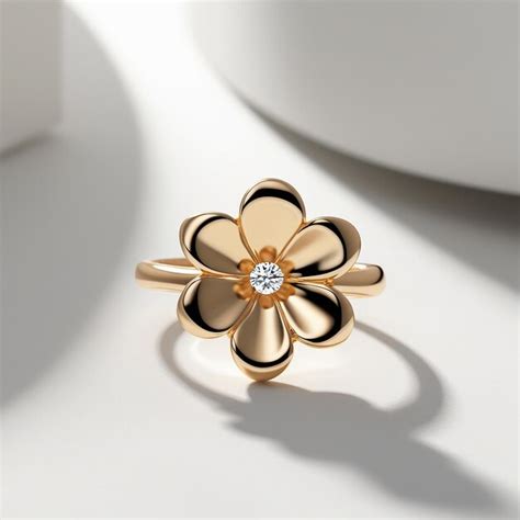 3d shiny rendering ring premium ai generated image