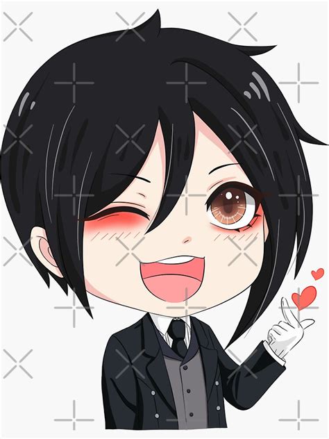 Chibi Sebastian Michaelis Sticker For Sale By Rinme Redbubble