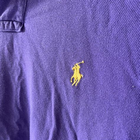 Purple Ralph Lauren Polo ‘custom Fit Medium Depop