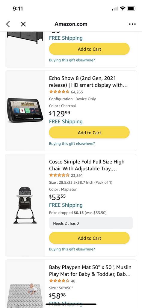 She Keeps Adding To Her Wishlist She Needs 2 High Chairs So What