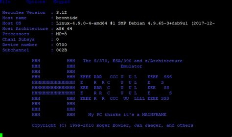 Emulating A Zos Mainframe With Hercules