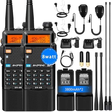 Baofeng Uv 5rm 10w Radio Ham Radio Long Range With Tctical Antenna Handheld Multi