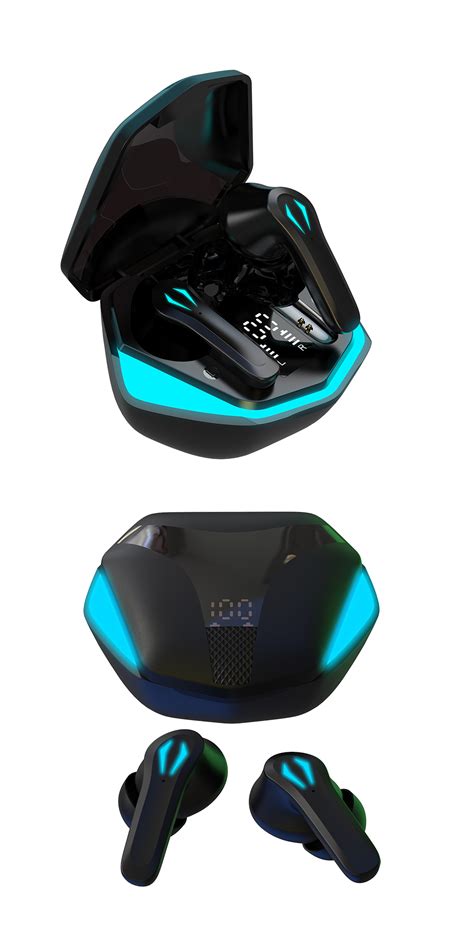 Gaming Tws Earphones High Quality Tws Wireless Bluetooth Earphones Earbuds With Charging Case