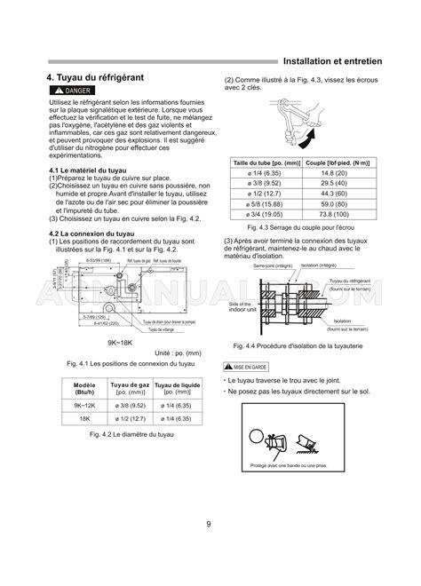 Friedrich FPHD363 Installation Manual