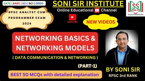 Networking Basics And Networking Models Data Comm And Networking Rpsc Acp Exam 2024 Part 1