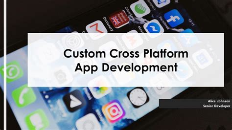 Custom Cross Platform App Development Ppt Outline Acp Ppt Template