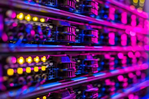 Premium Photo Engineer Deploying A Software Update Across Server Infrastructure