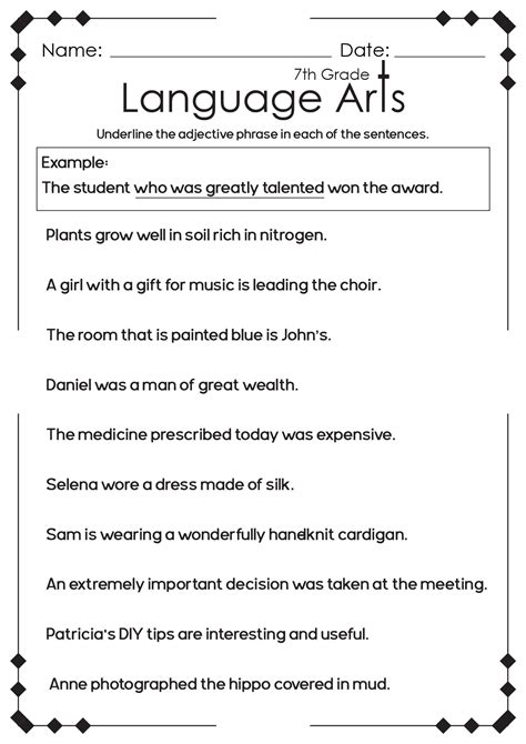 Free Language Arts Printables Free Printable