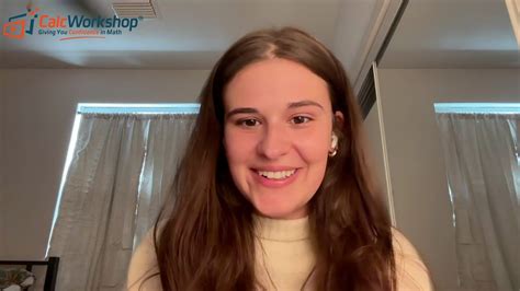 Calcworkshop Review Emily Riccio Biology Major Youtube