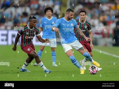 Manchester Citys Kyle Walker During The Fifa Club World Cup 2023 Final At The King Abdullah
