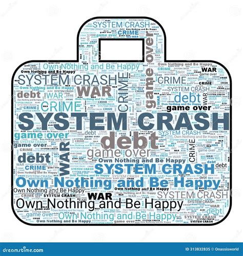 System Crash New World Order Stock Illustration Illustration Of Crash System
