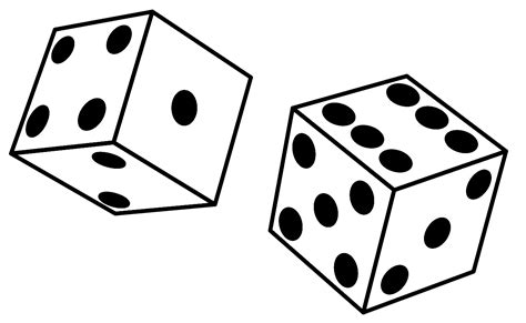 Board Game Dice Clipart