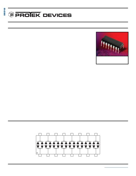 LCD12C Datasheet 1 5 Pages PROTEC LOW CAPACITANCE TVS ARRAY