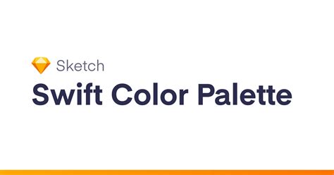 Swift Color Palette Sketch Plugin Sketch Elements