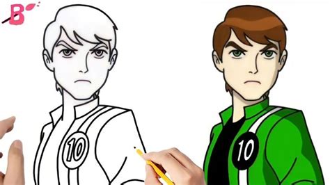 Ben 10 Drawing How To Draw Ken رسم بن تن كيفية رسم كين