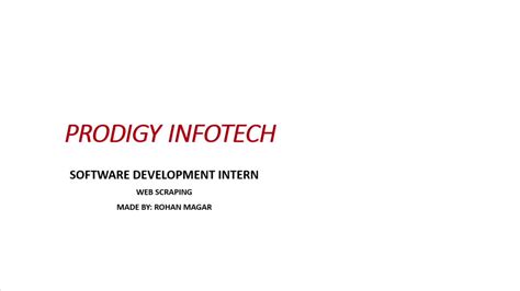 softwaredevelopmentintern prodigyinfotech task5 internship rohan