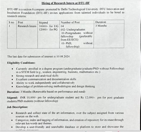 Veridical Technologies On Linkedin Dtu Internship Research Phd Placement Jobs Intern