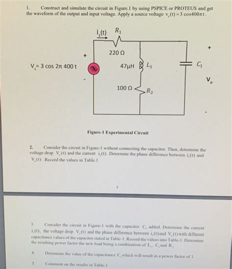 Construct And Simulate The Circuit In Figure By Chegg