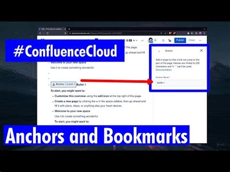 Confluence Cloud Create Anchors And Bookmarks Ravi Sagar