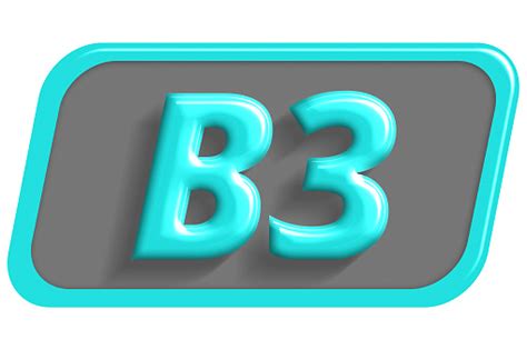 추상적 인 배경에 비타민 B3 자연 의학 고립 아이콘입니다 건강한 식단의 기본 3d 일러스트레이션 0명에 대한 스톡 사진 및 기타 이미지 Istock