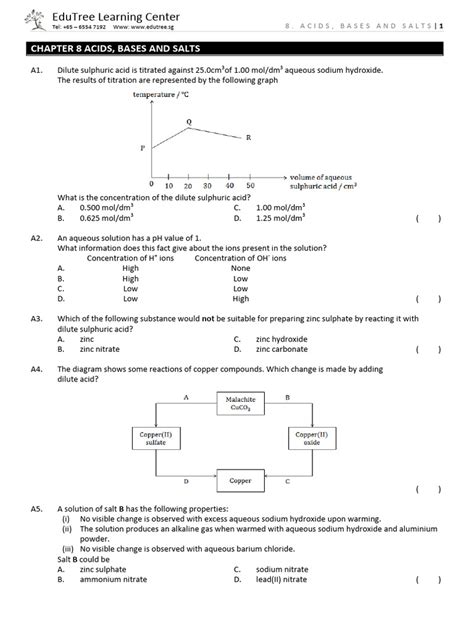 S Chapter 8 Acids Bases And Salts Pdf Acid Hydroxide