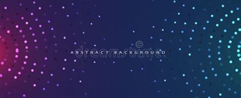 Abstract Technology Digital Circles Of Particles Futuristic Background Big Data Visualization