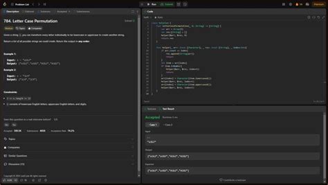 Gaurav Paul On Linkedin Hi Connection Today I Solved 784 Letter Case