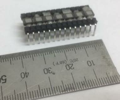 Detail Of 7 Element MEMS Sensor Array With 2 Mm Spacing Each MEMS Unit Download Scientific
