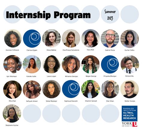 Internship Program Summer 2023 In Review Dahdaleh Institute For Global Health Research