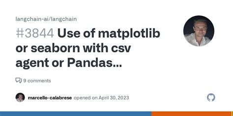 Use Of Matplotlib Or Seaborn With Csv Agent Or Pandas Dataframe Agent