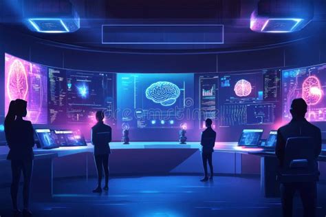 Advanced Neuro Testing Equipment In A Modern Lab With Diverse