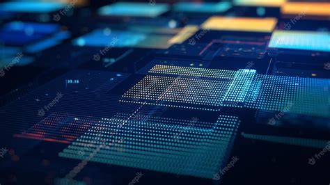 Premium Photo Blockchain Concept Big Data Binary Code Futuristic