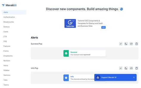 Best Free Tailwind Css Component Libraries And Ui Kits 2022 Tailgrids