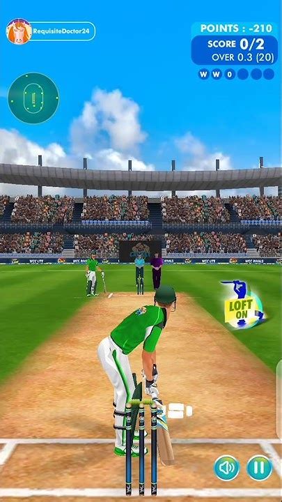 Nice Cricket Video Game Hania18 Cricket Cricketgame Cricketmatch Gaming Youtube