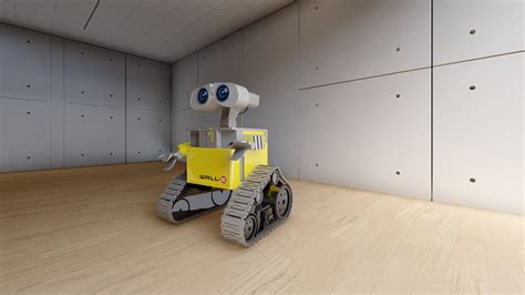 Wall E Robot 3d Model By Alphagroup