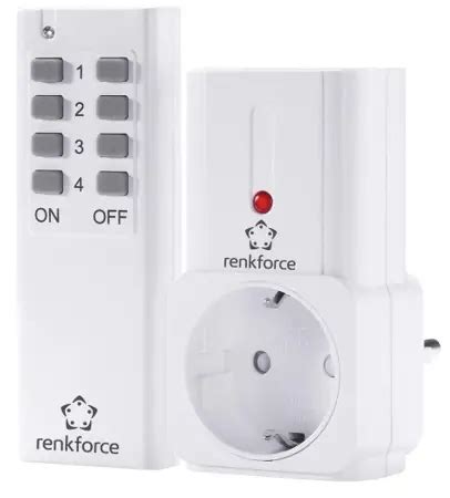 Renkforce 1208455 Radio Controlled Switch Set 2 Parts Instruction Manual