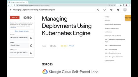 Managing Deployments Using Kubernetes Engine Qwiklabs GSP053 YouTube