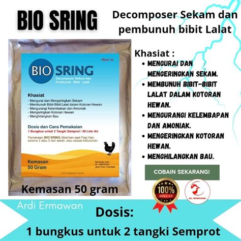 Jual Obat Pengering Sekam Bio Sring Shopee Indonesia