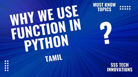 why use functions in python explained with a simple example youtube