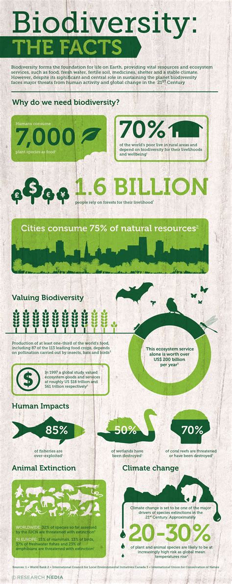 The Facts Of Biodiversity International Innovation Infographic