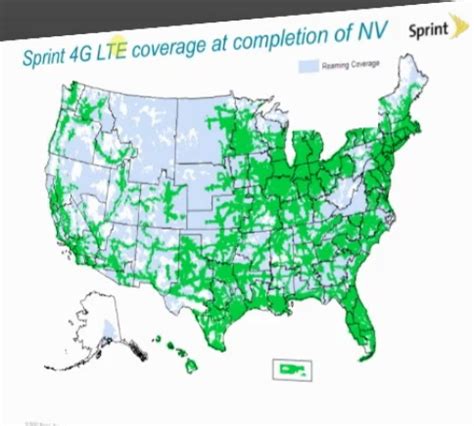 Sprint 4G LTE Coverage Map Leaks