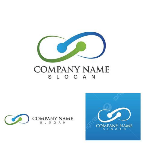 Infinity Logo And Symboldesign Vector Reflection Geometric Corporate