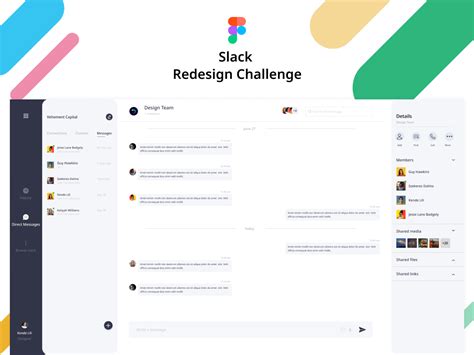 Slack Redesign Concept On Behance
