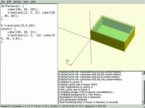 Discovering OpenSCAD Part Basic Functions Open Electronics