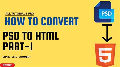 How To Convert Psd To Html Tutorial In Bangla Html Css Responsive