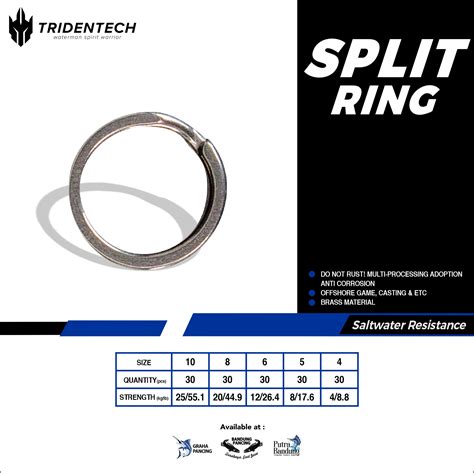 Split Ring Tridentech Sea