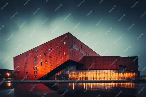 Premium Photo Minimalist Urbanism With Solar Panels Generative Ai