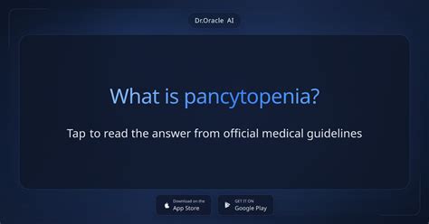 What Is Pancytopenia